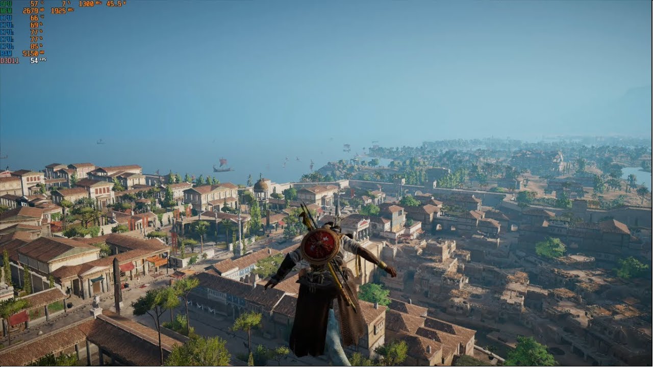 AC Origins setting graphics low-med - YouTube