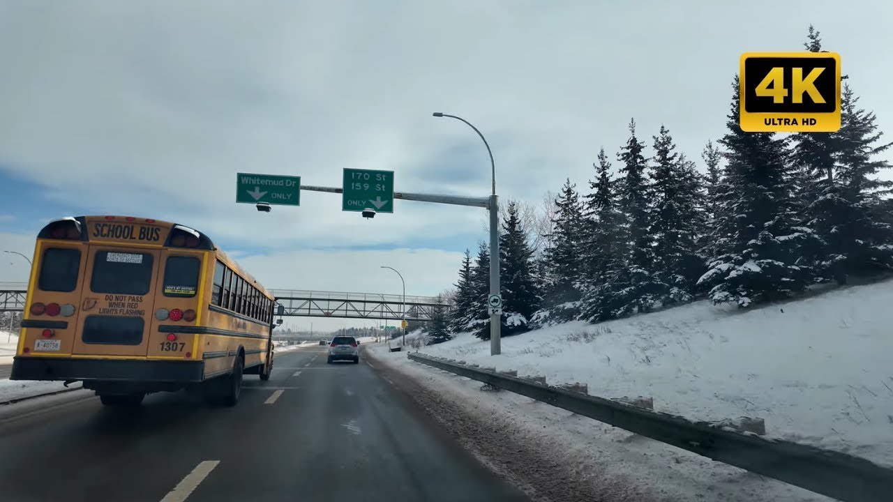 North Side, West Side, Edmonton, Canada - Snow and Winter - February ...
