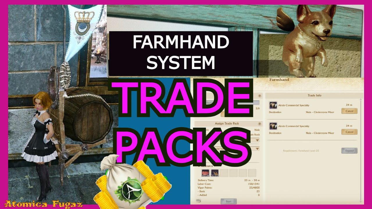FARMHAND TRADE RUN (EASY GOLD) ArcheAge KAKAO GAMES. - YouTube