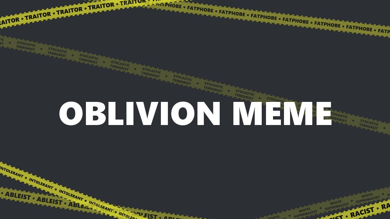 Oblivion Meme - YouTube