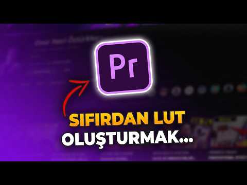 PREMIERE PRO Renk Ayarı (LUT Nasıl Yapılır?)