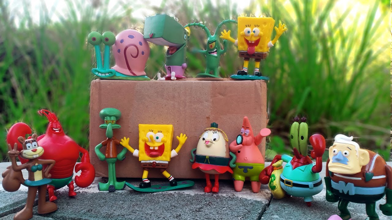Secret Box Paket Spongebob! Larry Lobster, Tuan Krabs, Mermaid Man ...