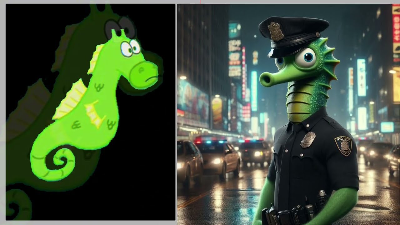 SpongeBob SquarePants as The Police Character 2024 🌟 - YouTube