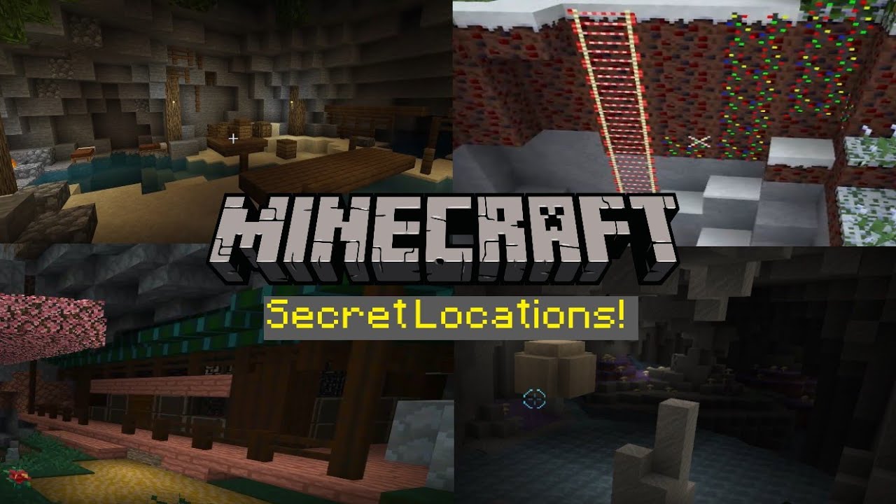 Minecraft Mash-Up/Tutorial Worlds - Secret Locations - YouTube