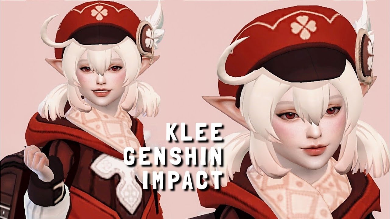 The Sims 4 | KLEE GENSHIN IMPACT | + CC Links | Create A Sims - YouTube