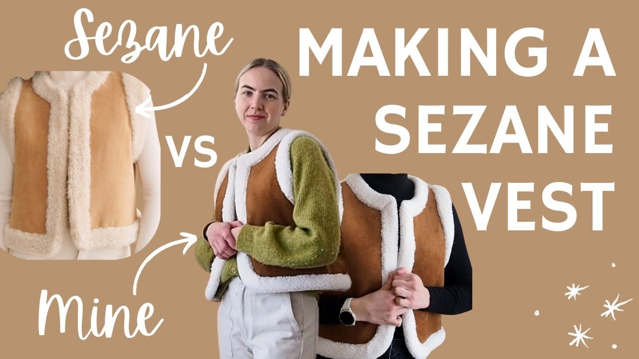 SEWING a Sezane vest for a FRACTION of the price💅🏼 | LOOK FOR LESS 😍 ...