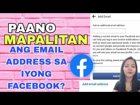 Paano ma palitan ang email sa facebook? How to change email address on ...