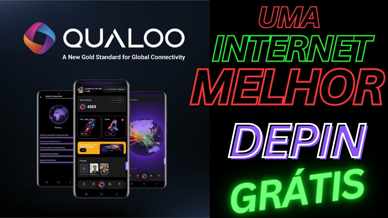QUALOO - Uma Internet Melhor! DEPIN Grátis no início... - YouTube