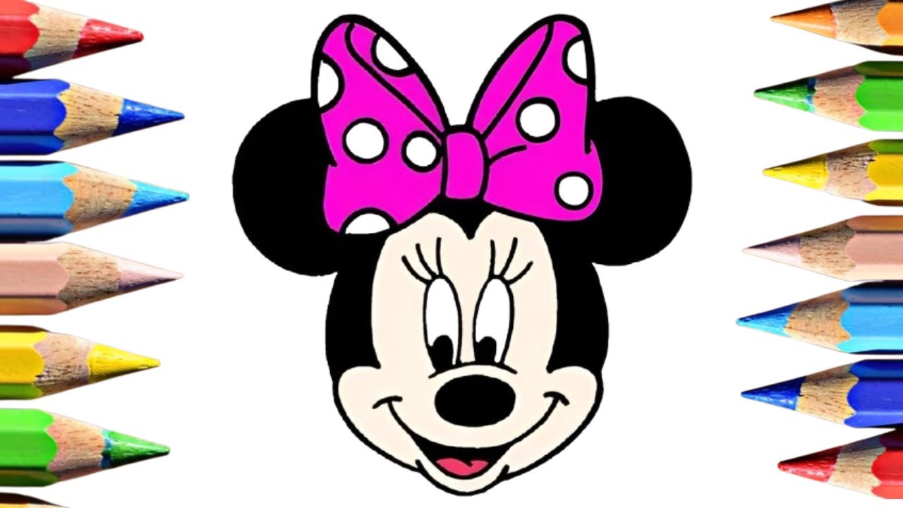 HOW TO DRAW MINNIE MOUSE - YouTube