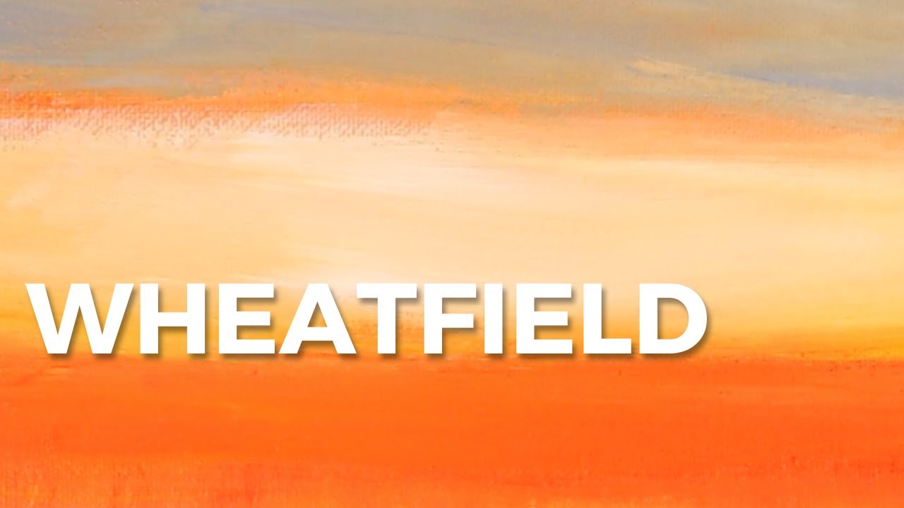Wheatfield | Step-by-Step Acrylic Painting | Acrylic Painting Tutorial ...