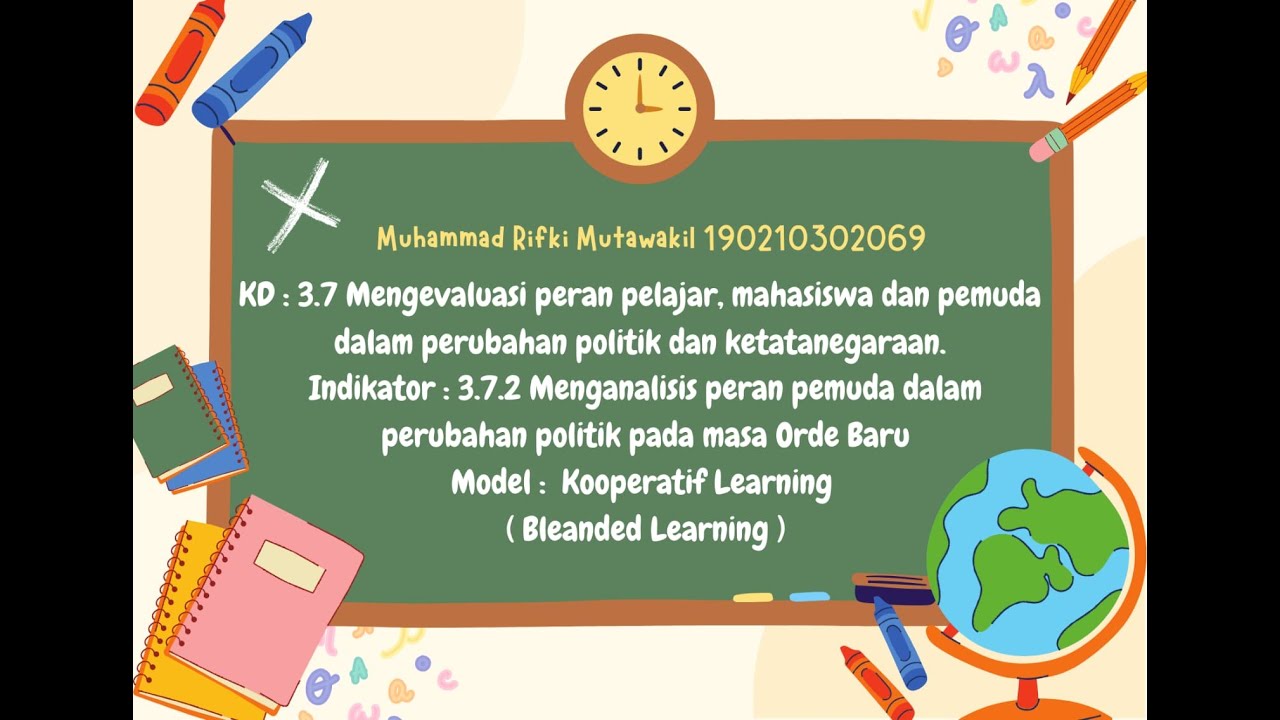 Praktik Pembelajaran Bleanded Learning - YouTube
