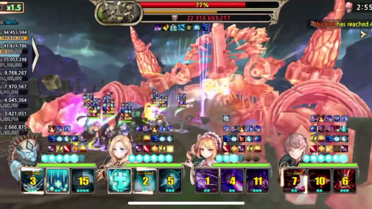 [Kings Raid] 115mil DPS Theo in World Boss 1 - YouTube