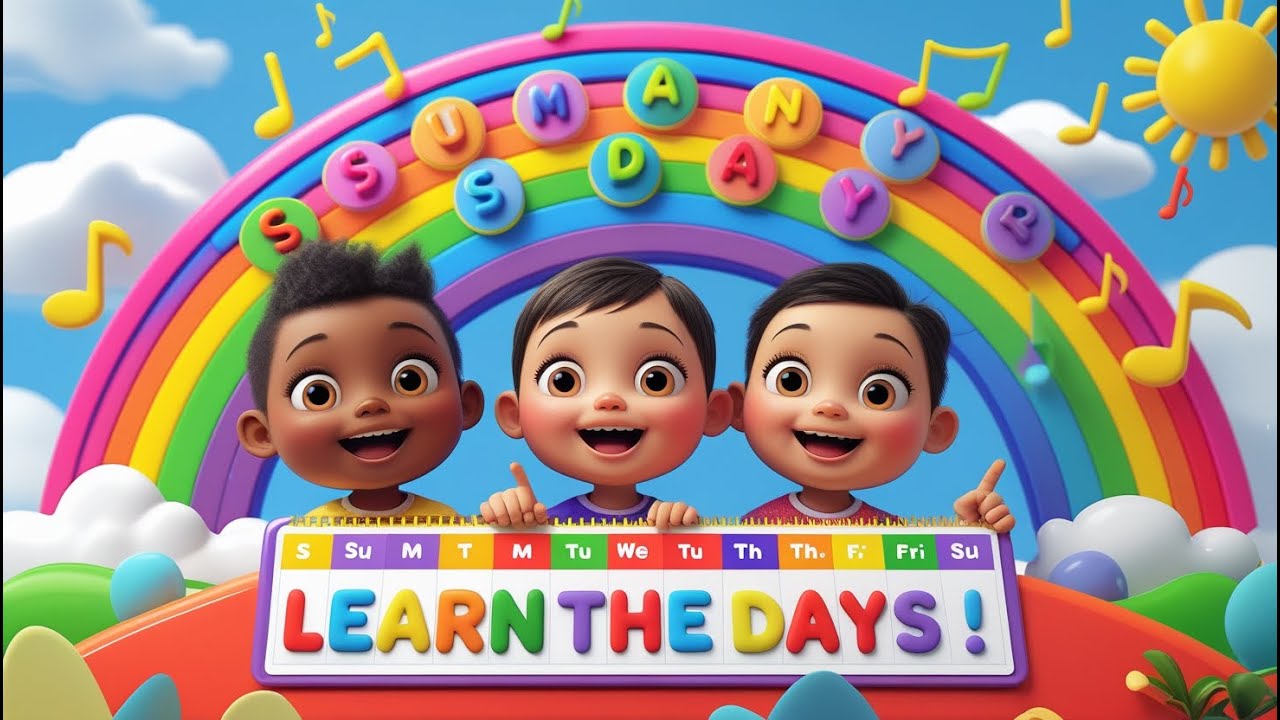 🎶 Days of the Week Song for Kids | Learn the 7 Days with Fun & Easy ...