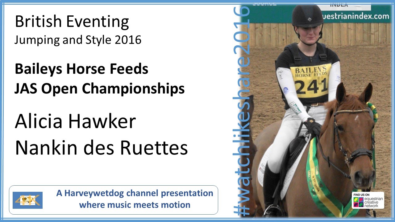 Baileys JAS Open Championship 2016: Alicia Hawker and Nankin des ...