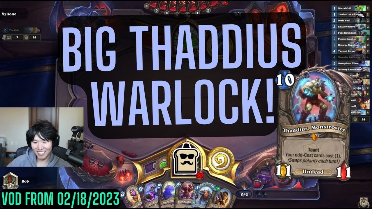 DisguisedToast plays Big Thaddius Warlock! VOD from 02/18/2023 - YouTube