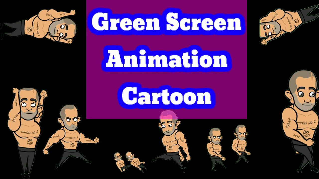 Cartoon Green Screen Animation Effects | YouTube channel Video Best ...