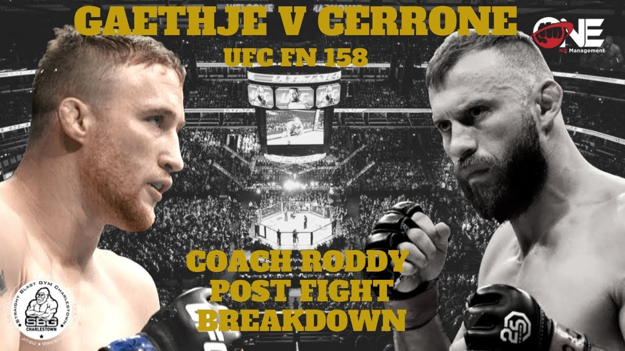 Coach Roddy's Post Fight - Cerrone v Gaethje - YouTube