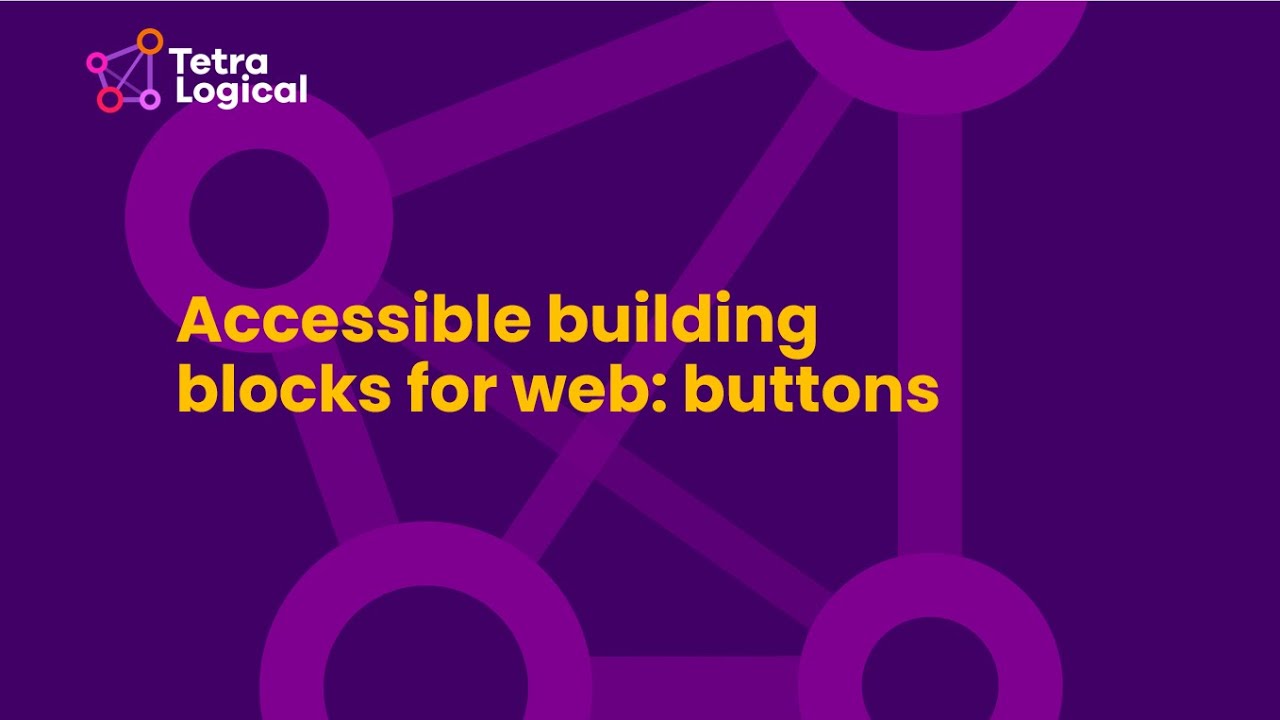Accessible building blocks for web: buttons (British Sign Language ...