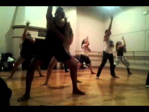 Urban jazz dance class.. taught by antoine hunter - YouTube