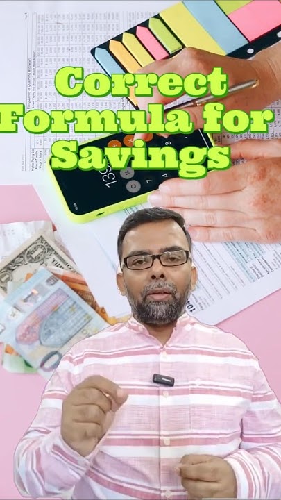 Discover the SAVINGS Formula That Works for Everyone - YouTube