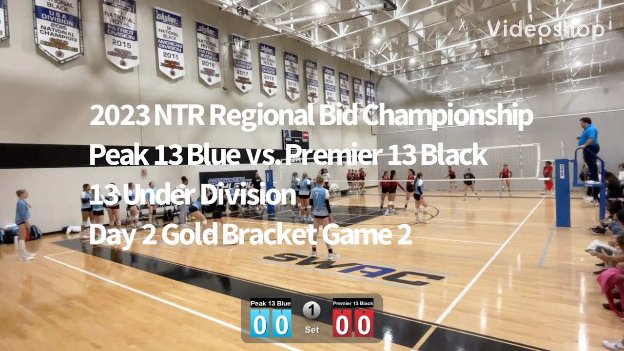 2023 NTR Bid Championship-Peak 13 Blue vs. Premier 13 Black - YouTube