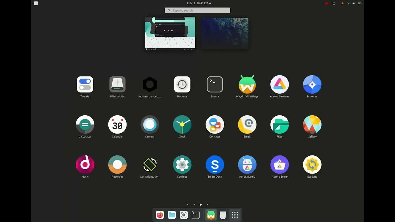 Waydroid-Linux - Disabling on-screen keyboard - YouTube