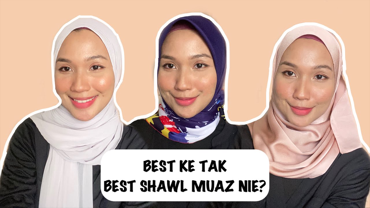 MUAZ TEXTILE HAUL : HOW I STYLE MY SHAWL - YouTube