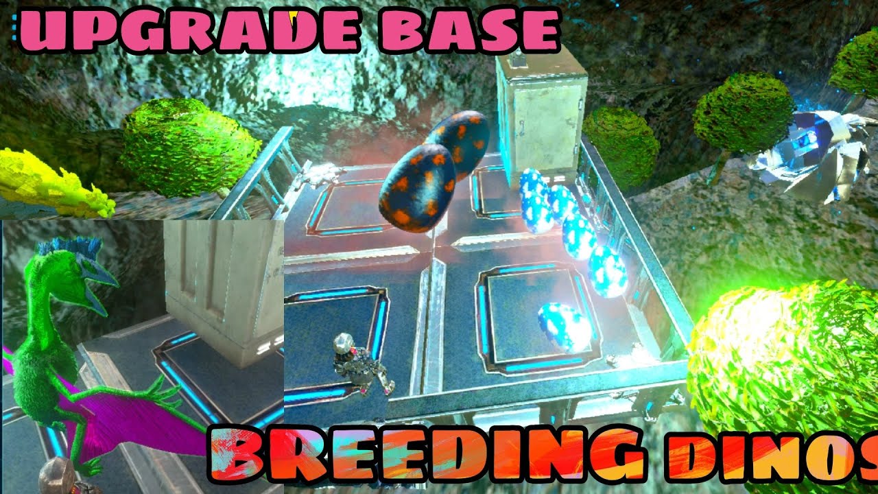[ ARK MOBILE ] BREEDING DINOS AND UPGRADE BASE - YouTube