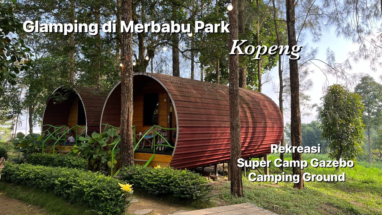 Glamping di Merbabu Park ada camping ground, rekreasi dan outbond - YouTube