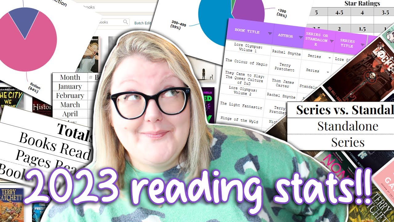 MY 2023 READING STATISTICS!! 📊 | HOW DID MY READING GO? | Literary ...
