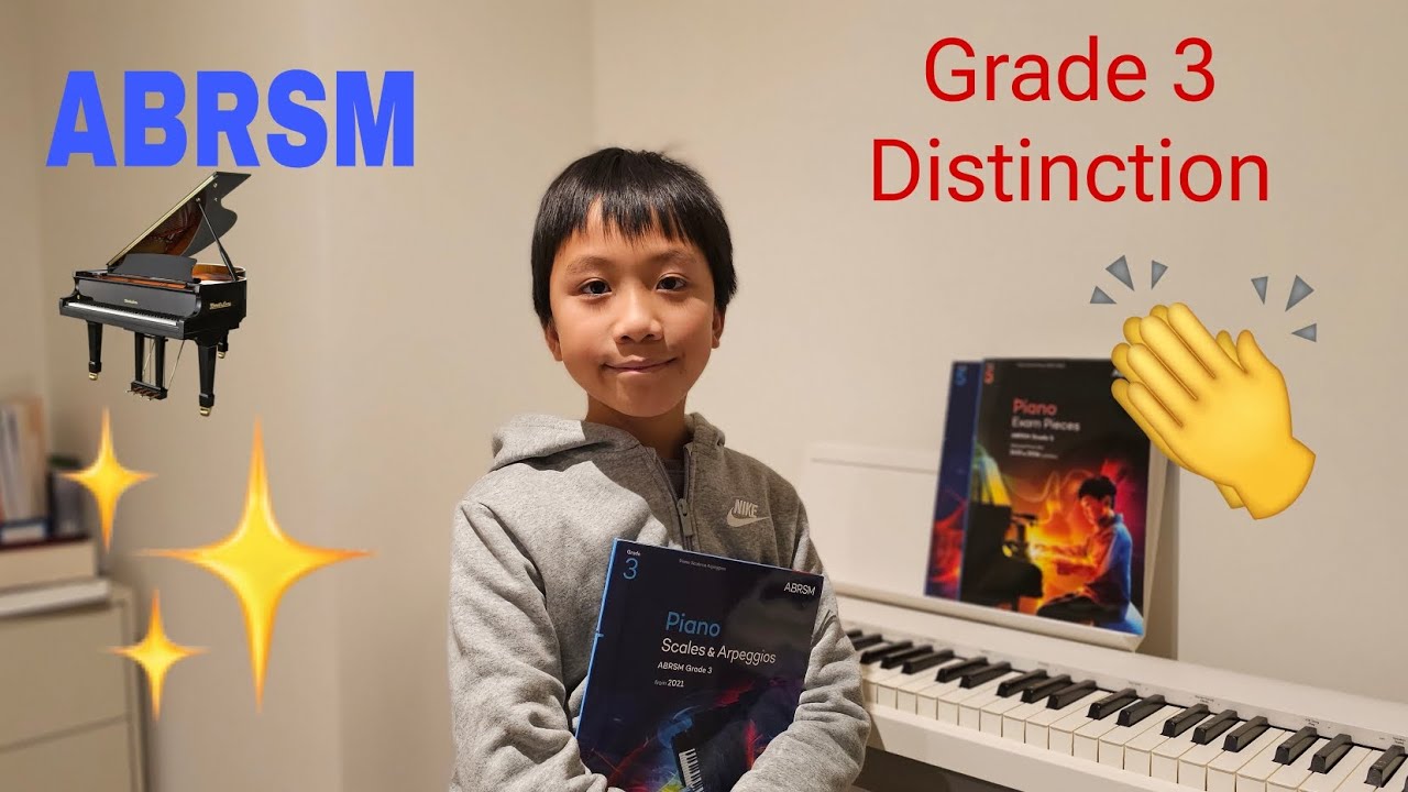ABRSM Grade 3 Piano Exam - Distinction🎉🎉🎉 3 Exam Pieces #ABRSM #grade3 ...