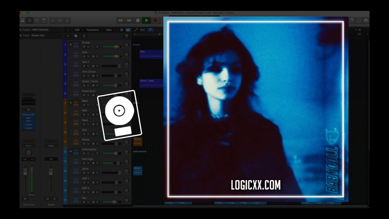 Ari Abdul - Babydoll (Speed) (Logic Pro Remake) - YouTube