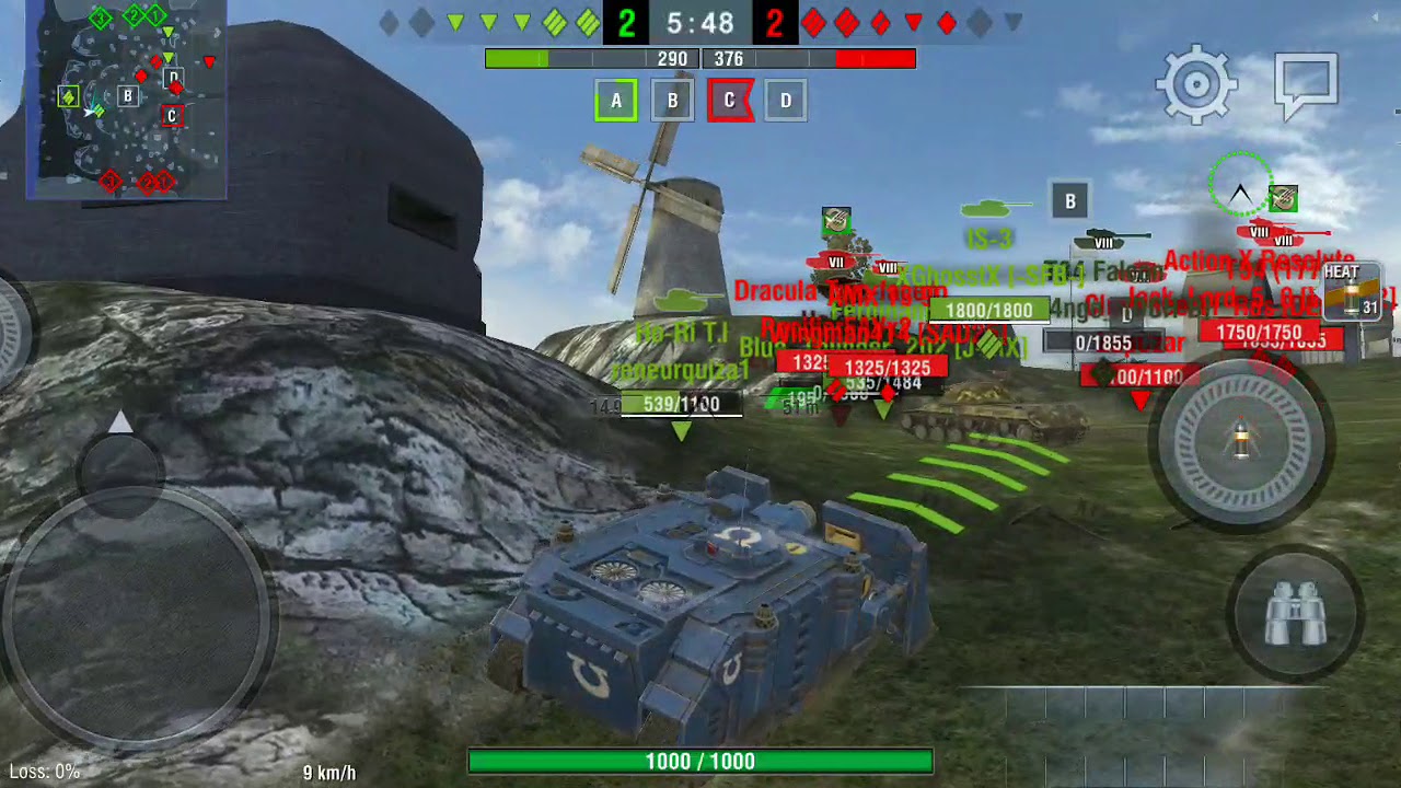 Vindicator UM / World Of Tanks Blitz / Gameplay - YouTube