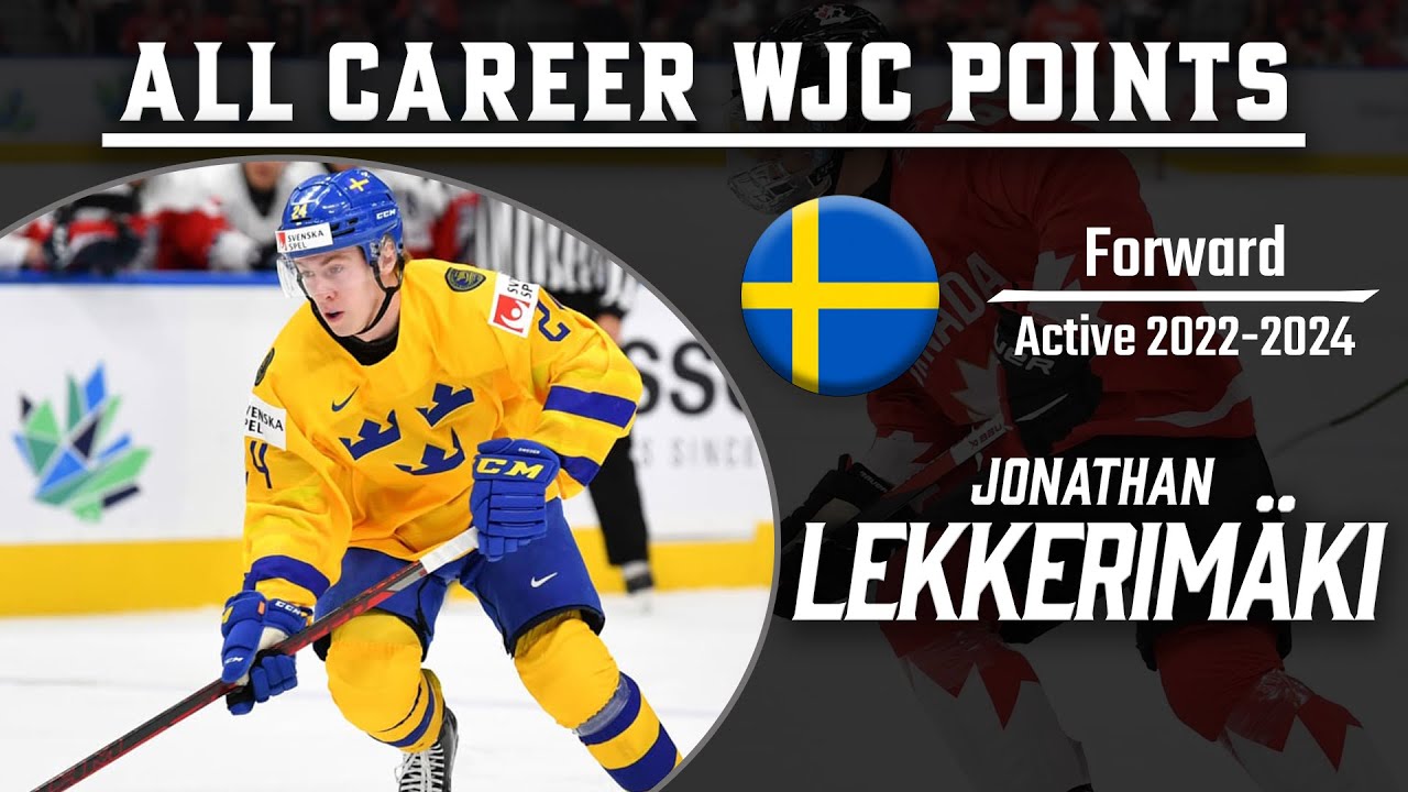 Jonathan Lekkerimäki - All Career WJC Points - YouTube