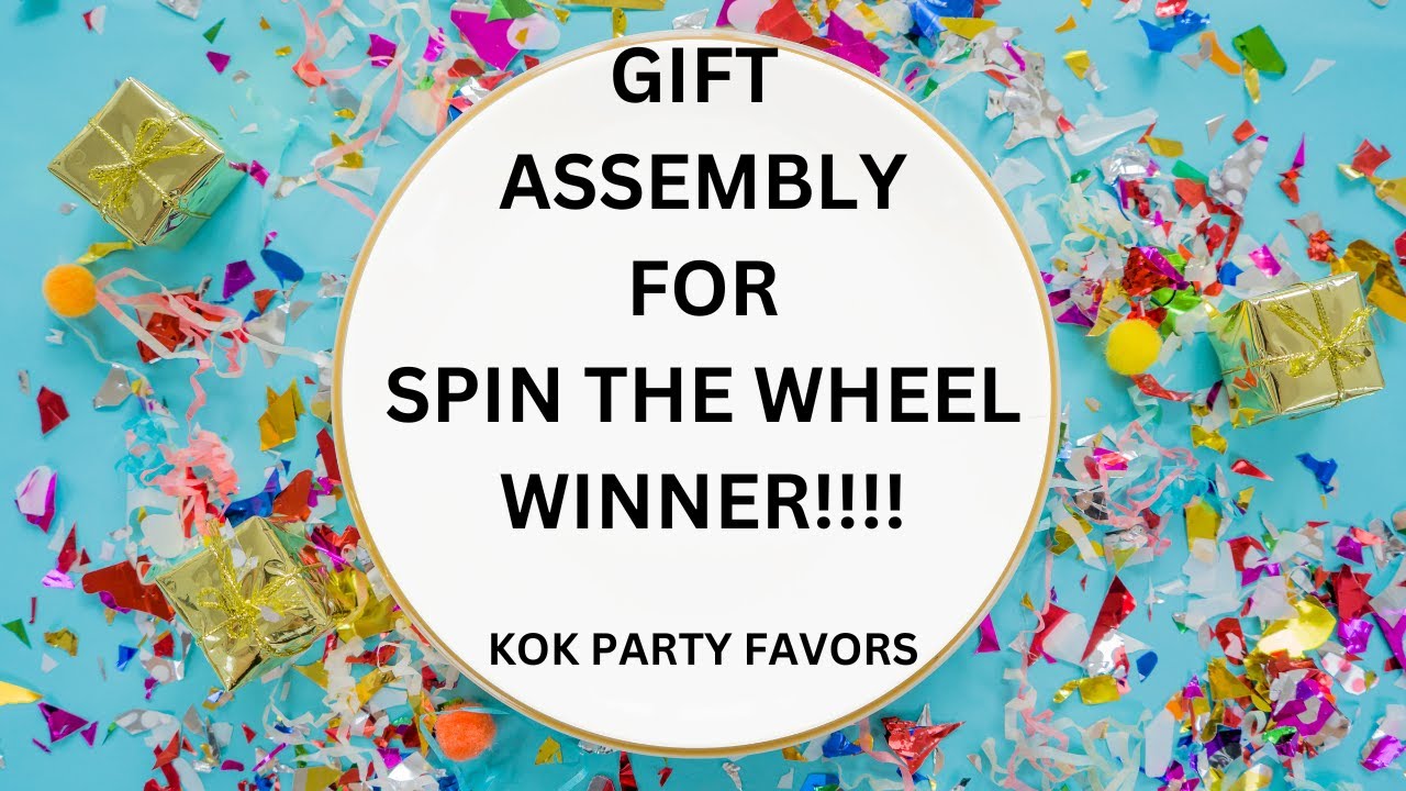 GIFT BASKET MAKING | GIFT ASSEMBLY FOR SPIN THE WHEEL WINNER! # ...