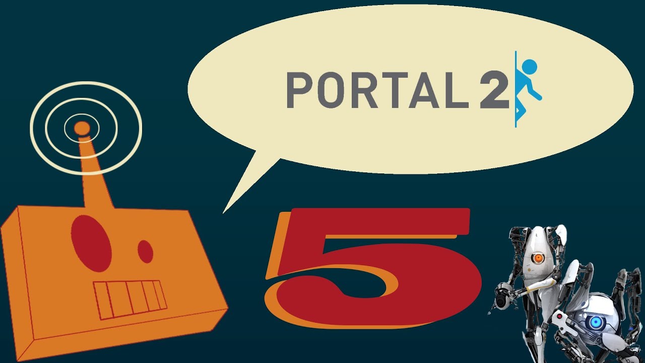 Portal 2: "Die right now!" part 5 - Scrub Bots - YouTube