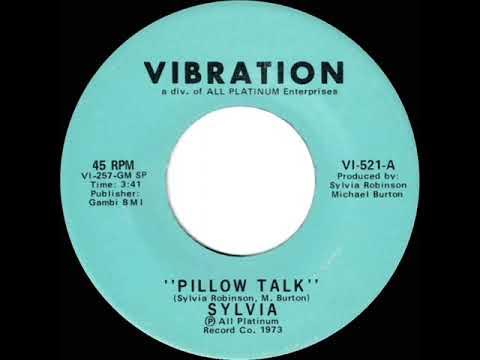 1973 HITS ARCHIVE: Pillow Talk - Sylvia (a #2 record--mono 45) - YouTube