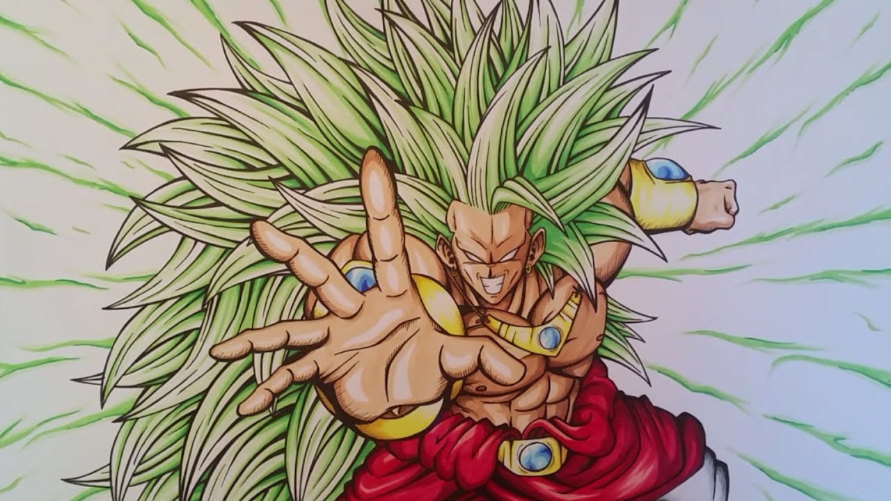 Drawing Broly Legendary Super Saiyan 3 | 50.000 SUBSCRIBERS | GIVEAWAY ...