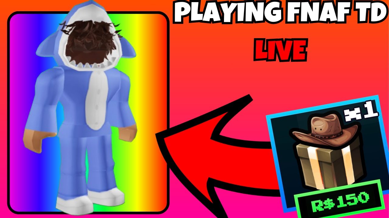 Playing fnaf td (LIVE) - YouTube