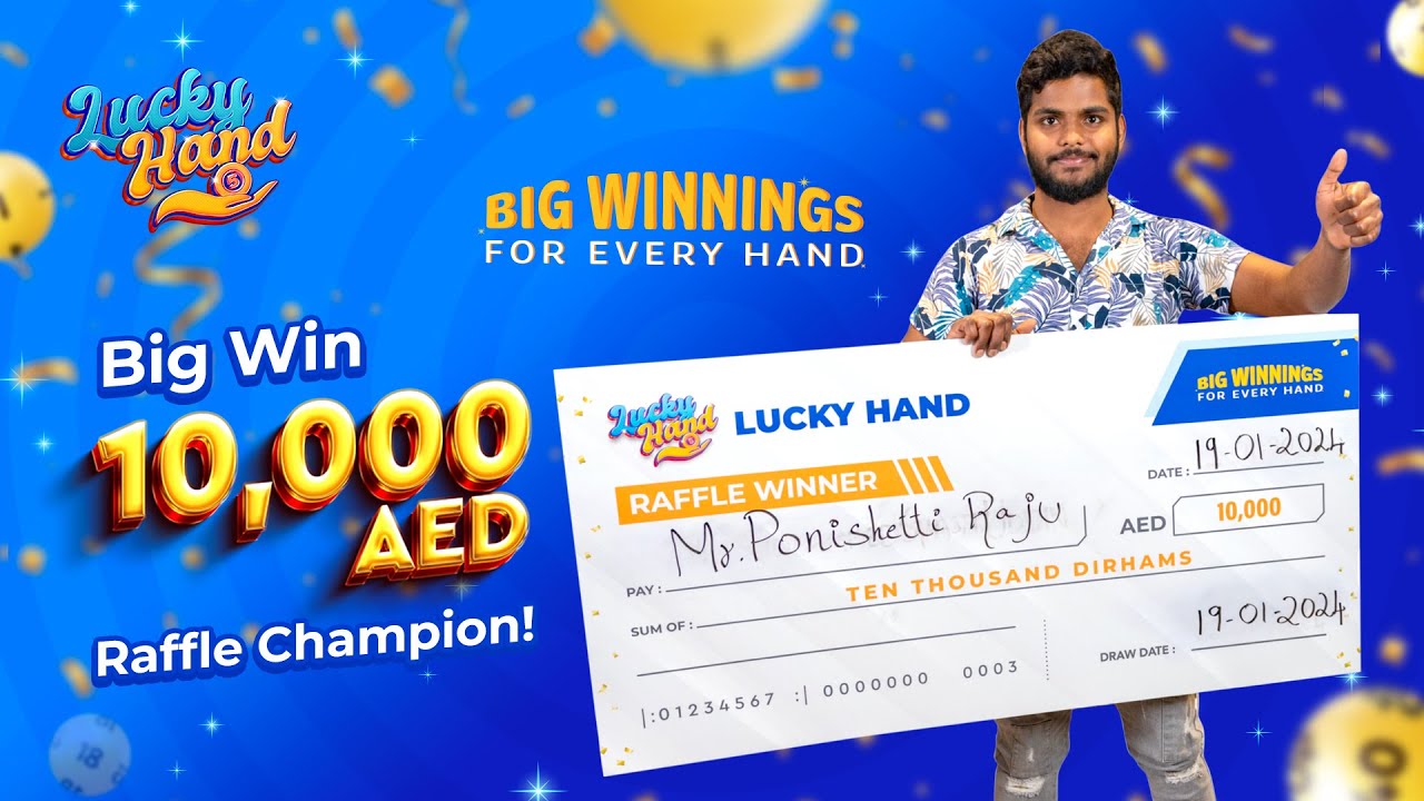 Meet our 10,000 AED Raffle Winner, 𝓜𝓻. 𝓟𝓸𝓷𝓲𝓼𝓱𝓮𝓽𝓽𝓲 𝓡𝓪𝓳𝓾, from India ...