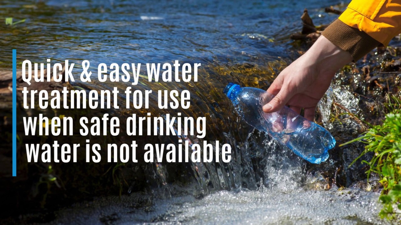 Pyramid Travel Products Biox Aqua Water Treatment Tablets and Drops ...