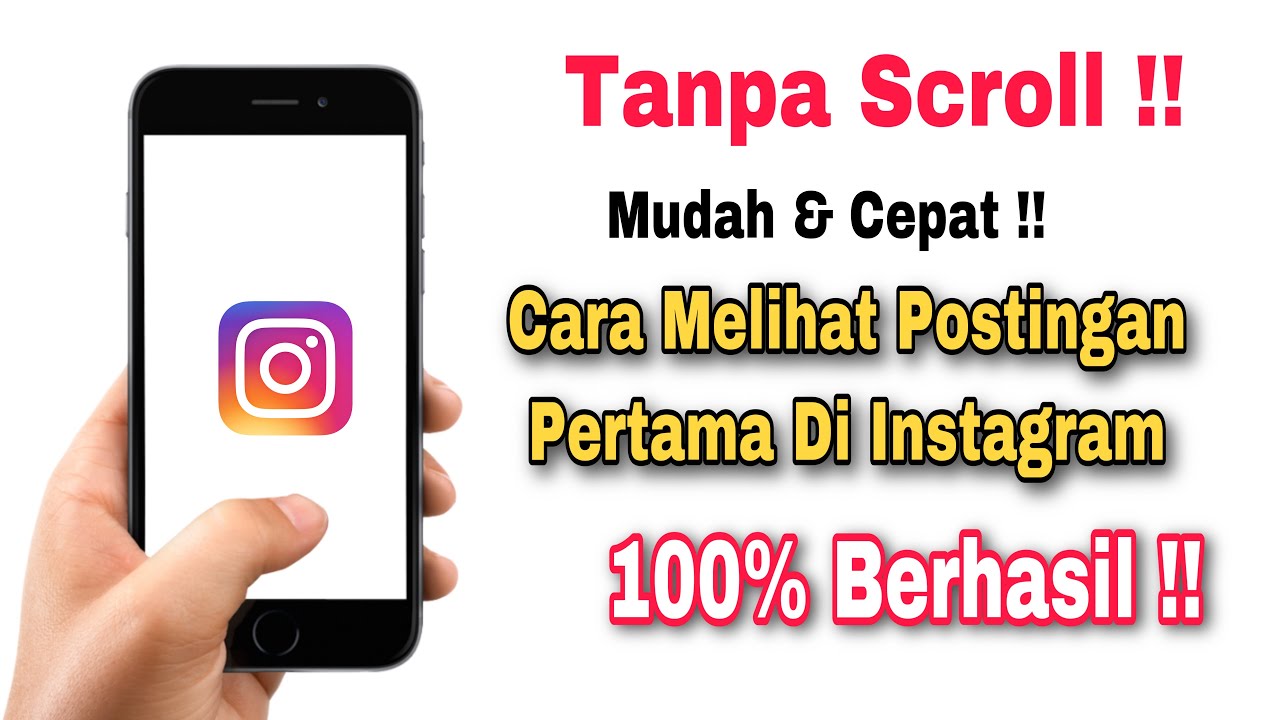 Cara Melihat Postingan Instagram Paling Awal Tanpa Scroll - YouTube