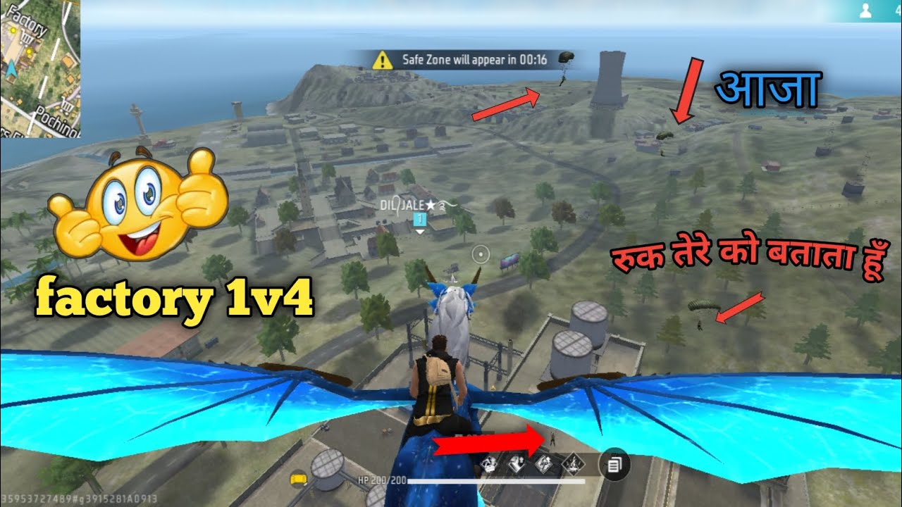 free fire factory king || free fire game play funny video green party|| free fire game play ...