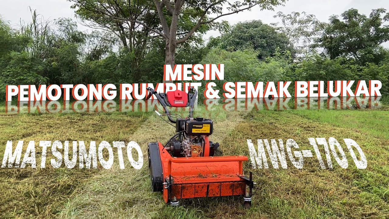 MEMOTONG RUMPUT SELUAS 80 HEKTAR MENGGUNAKAN MATSUMOTO MWG-170 D ...