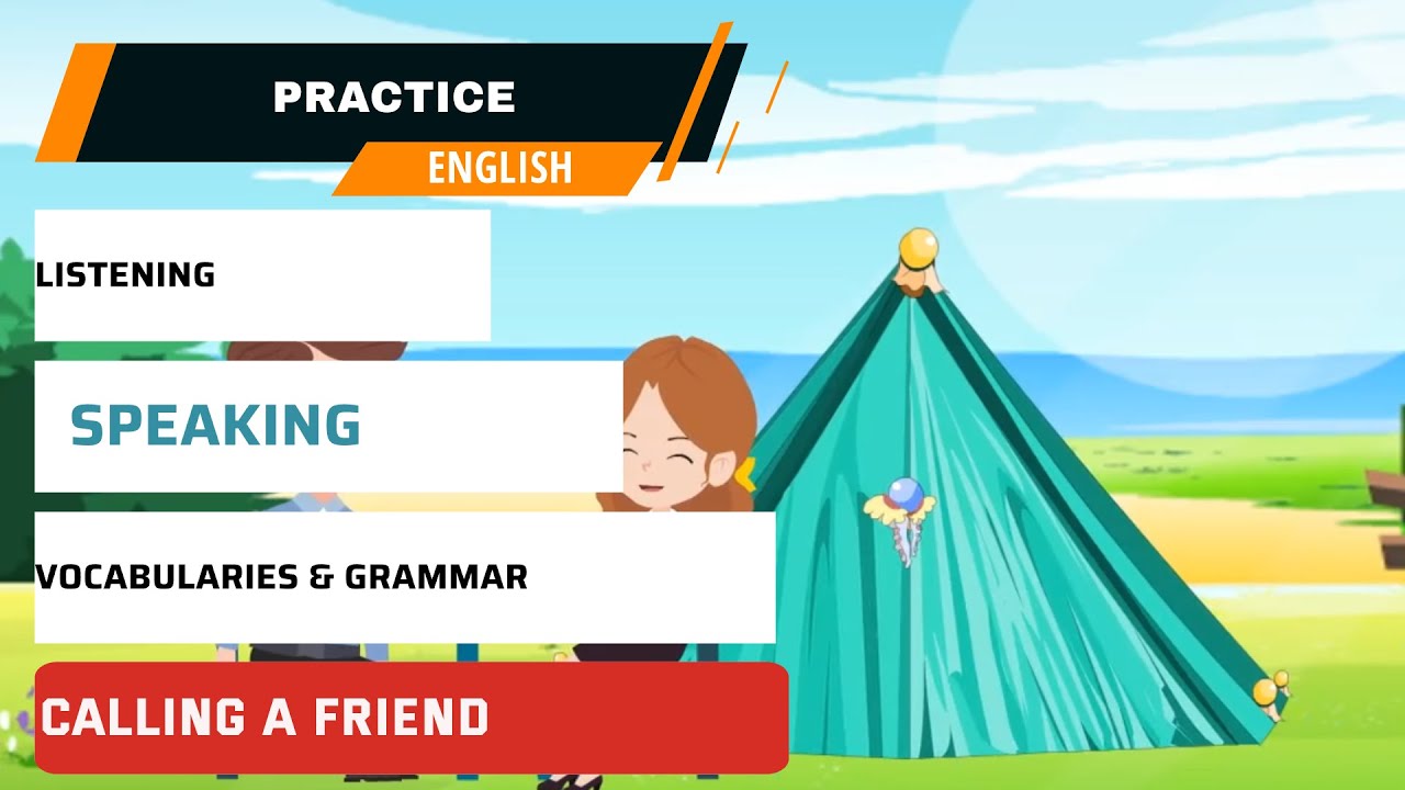 Learning English Conversation - Simple Talk - Calling a friend ...