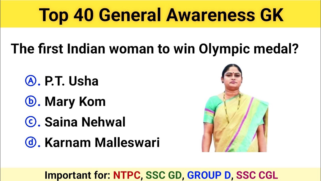 General Awareness Mcq | gk questions and answers | general knowledge ...