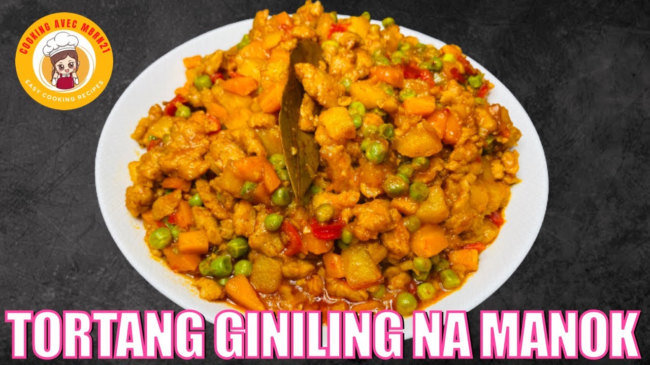 Giniling na Manok | How To Cook Tortang Giniling na Manok - YouTube