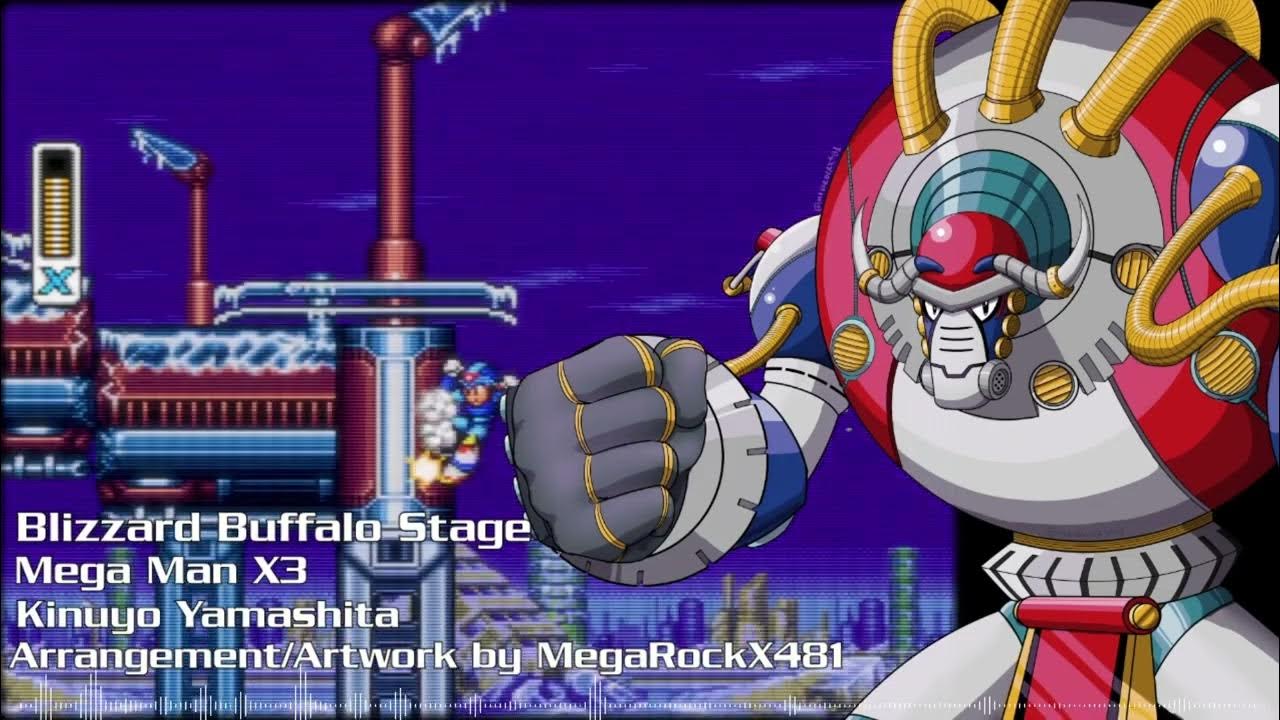 Mega Man X3 - Blizzard Buffalo Stage (VRC6 Arrange) - YouTube