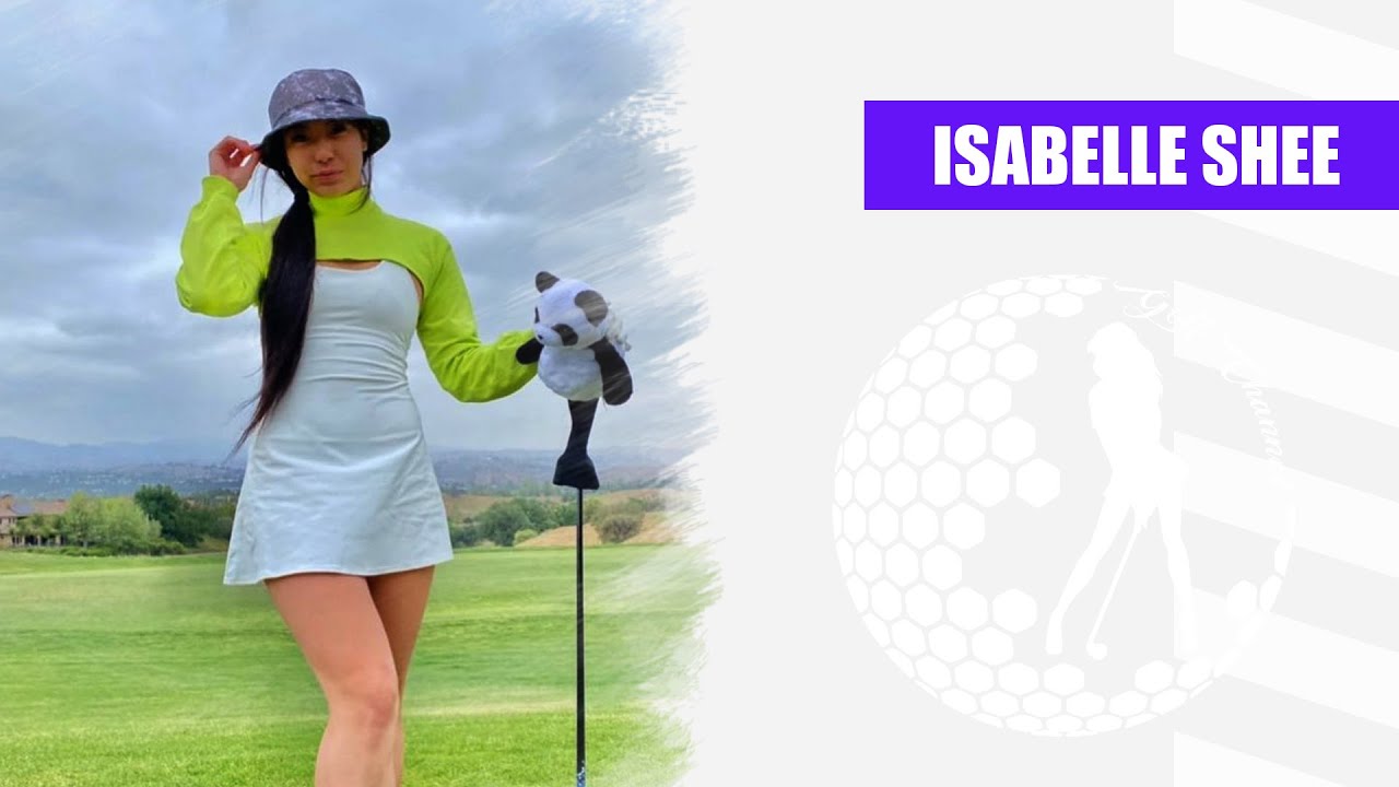 Beautiful golfer Isabelle Shee golf swing - YouTube