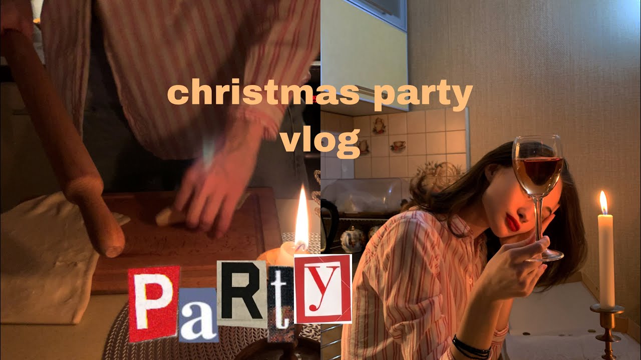 Christmas Party Vlog вечеринка с друзьями ВЛОГ Youtube